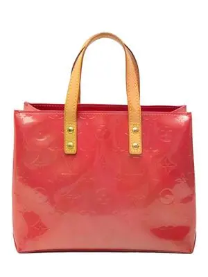 LOUIS VUITTON Monogram Vernis Reade Pm Handbag - Red