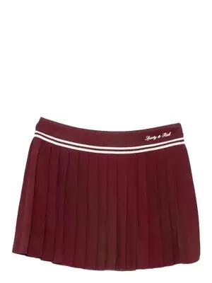 SPORTY & RICH Abigail Mini Skirt - Red