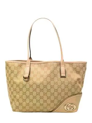 GUCCI Gucci GG Canvas New Britt Tote Bag