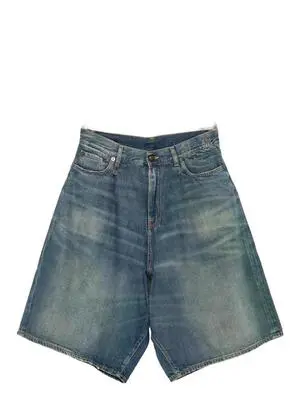 R13 Jesse Denim Shorts - Blue