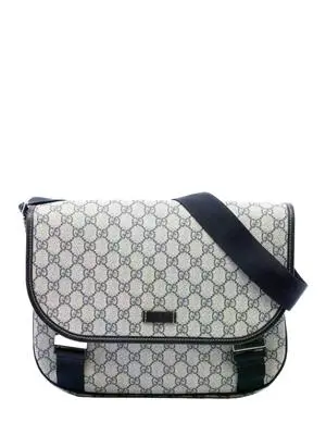 Gucci Gg Supreme Monogram Crossbody Bag - Neutrals
