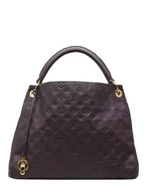 LOUIS VUITTON Monogram Empreinte Artsy Mm Hobo Bag - Red