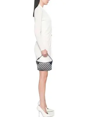 Gucci Gg Canvas Web Handbag - Neutrals