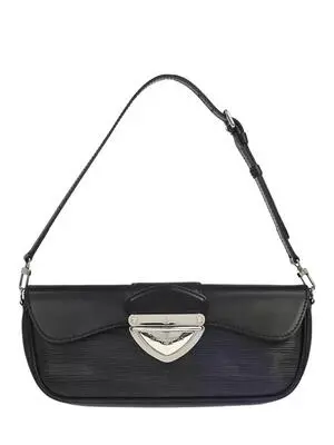 LOUIS VUITTON Pochette Montaigne Clutch Bag - Black