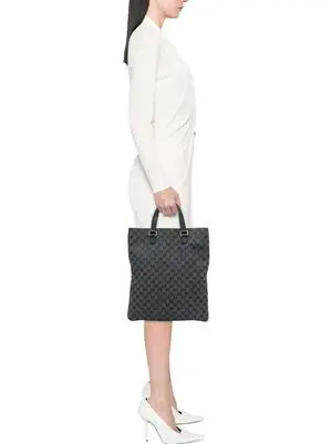 Gucci Gucci GG Canvas Tote Bag Grey