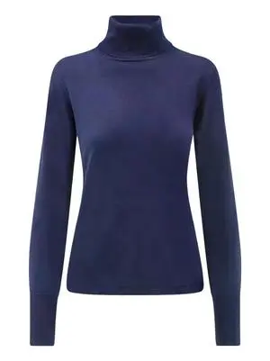 Aspesi Roll-neck Long-sleeve Sweater - Blue
