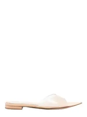 GIANVITO ROSSI Open-toe Flat Sandals - Neutrals
