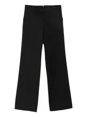 BERWICH Patrizia Pressed Crease Straight-leg Trousers - Black