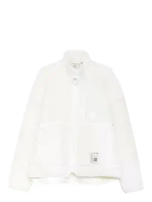 Mihara Yasuhiro Fleece Zip-up Jacket - White