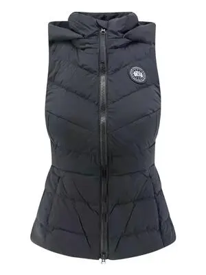 Canada Goose Hooded Quilted Gilet - Black