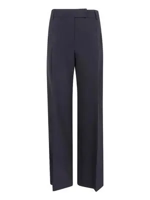 DRHOPE Pleated Tailored Trousers - Black