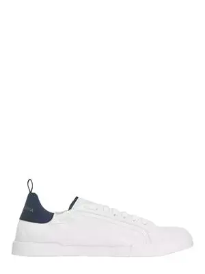 Dolce & Gabbana Portofino Calfskin Sneakers - White