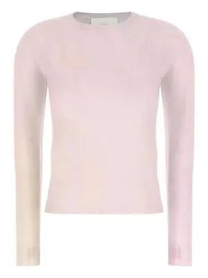 VANISE Fine-knit Cashmere Sweater - Pink