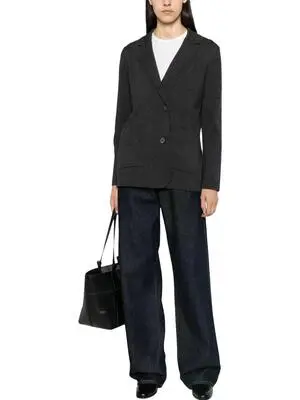 P.a.r.o.s.h Double-breasted Notched-lapel Jacket - Grey