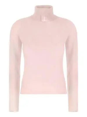 VANISE Cashmere Roll Neck Sweater - Pink