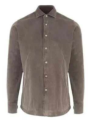 ALESSANDRO GHERARDI Corduroy Shirt - Brown
