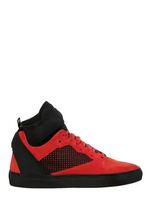 Balenciaga Panelled Touch-strap Sneakers - Red