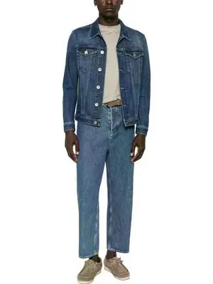 Eleventy Button-fastening Denim Jacket - Blue