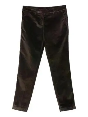 19.61 MILANO Velvet Trousers - Brown