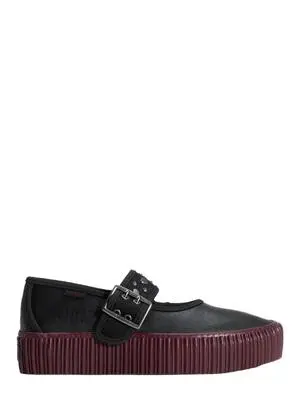 VANS Mary Jane Creeper Platform Shoes - Black