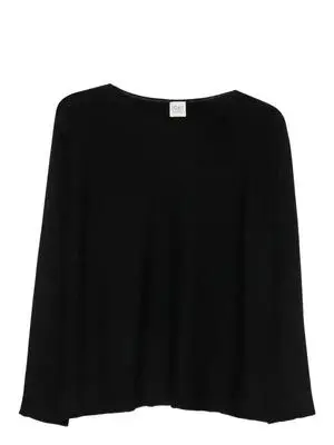 19.61 MILANO Fine Knit Sweater - Black