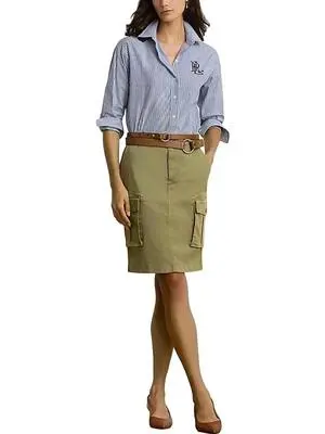 Ralph Lauren Cargo Pocket Mini Skirt - Green