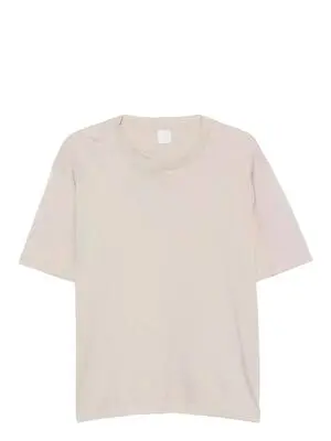 Eleventy Crew-neck Short-sleeve T-shirt - Neutrals