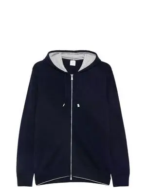 Eleventy Zip-up Hoodie - Blue