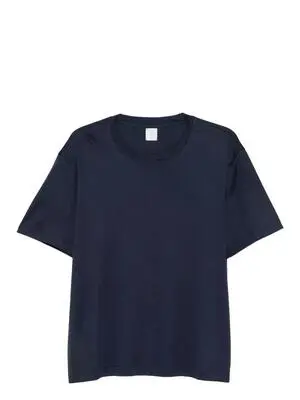 Eleventy Crew-neck Short-sleeve T-shirt - Blue
