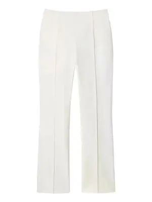 Lafayette 148 New York Cropped Pressed-crease Trousers - Neutrals