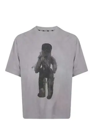ZIGGY CHEN Graphic-print T-shirt - Grey