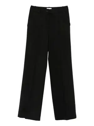 P.a.r.o.s.h Tailored Straight-leg Trousers - Black