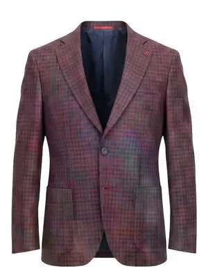 Isaia Single-breasted Blazer - Red