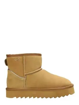 MEXX Suede Platform Boots - Neutrals
