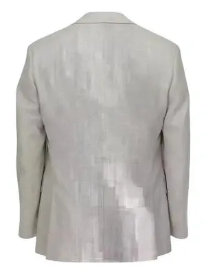 Isaia Double-breasted Dinner Jacket - Grey