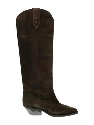 Isabel Marant Étoile Suede Western Boots - Brown