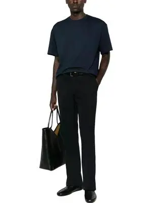 Saint Laurent Logo-patch T-shirt - Blue