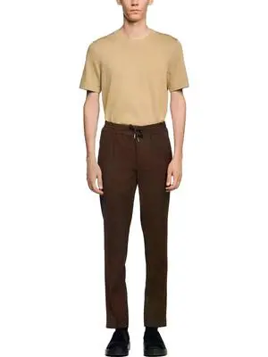 SANDRO Sandro Elasticated Wool Trousers