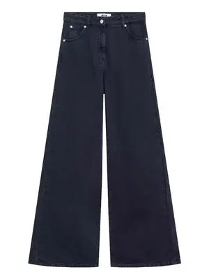 MSGM Wide-leg Jeans - Blue