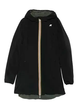 K-WAY Reversible Hooded Coat - Black