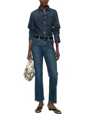 Ag Brinley Straight-leg Jeans - Blue
