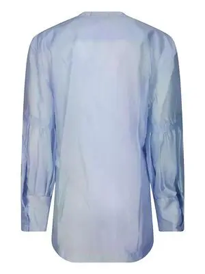 THELATEST Gathered Sleeve Blouse - Blue