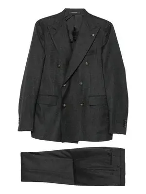 Tagliatore Double-breasted Wool Suit - Grey