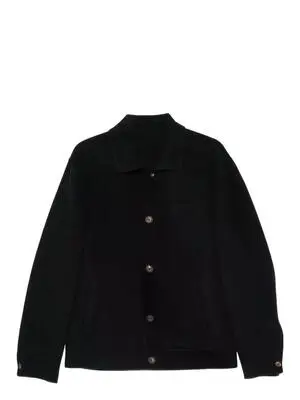 Eleventy Button-up Jacket - Blue