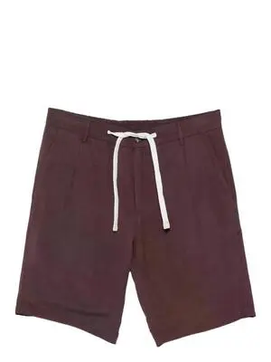 Eleventy Drawstring Waist Shorts - Red