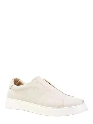 Eleventy Leather Slip-on Sneakers - Neutrals