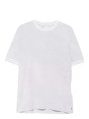 Eleventy Tipped-trim T-shirt - Grey