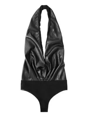 Andamane The Attico Halterneck Bodysuit - Black