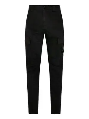 C.P. COMPANY Lens Detail Cargo Pants - Black