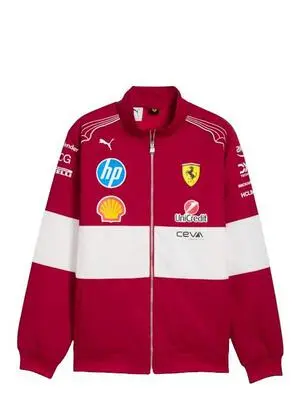 PUMA Scuderia Ferrari 2025 Team Racing Jacket - Dark Cherry